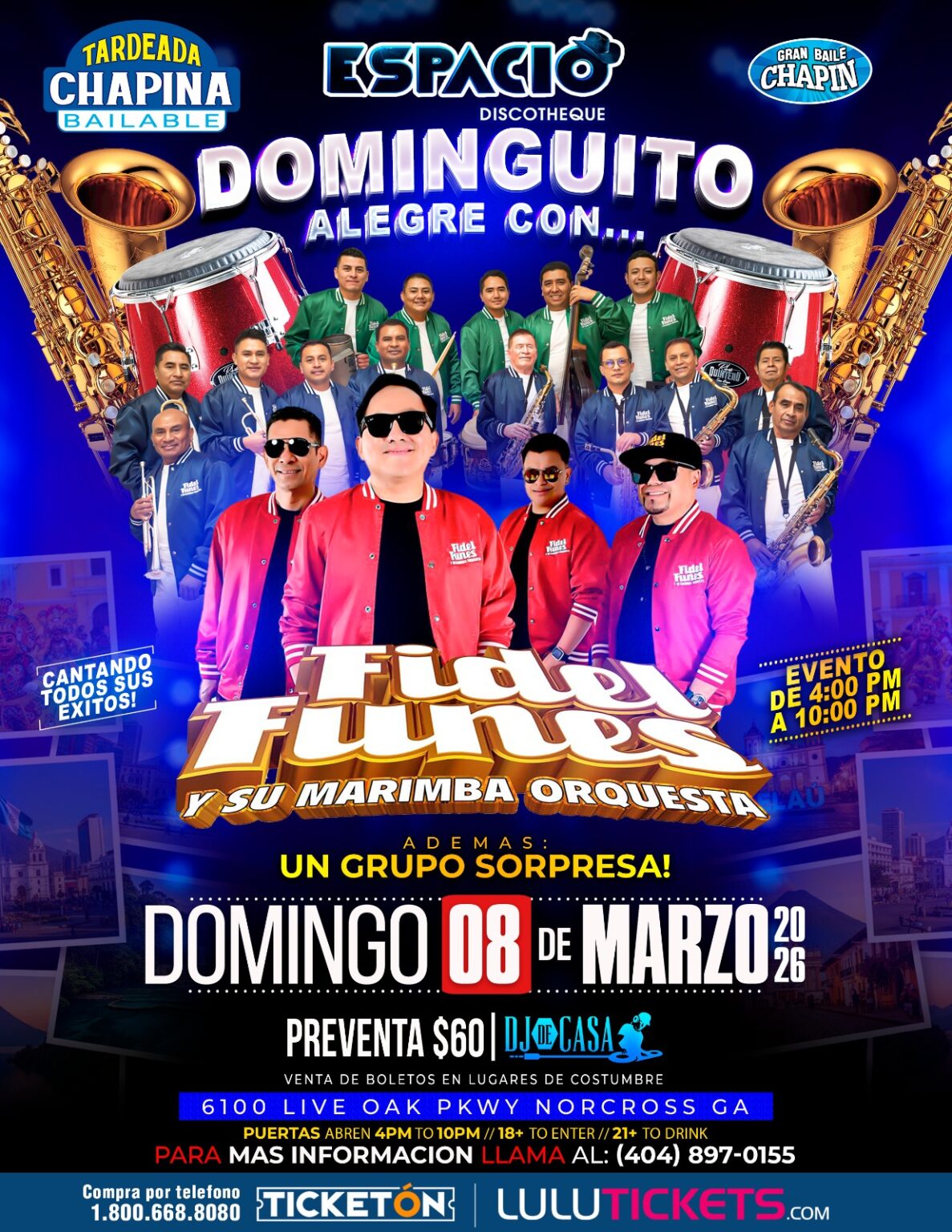 Fidel Funes y su Marimba Orquesta - Lulu Tickets
